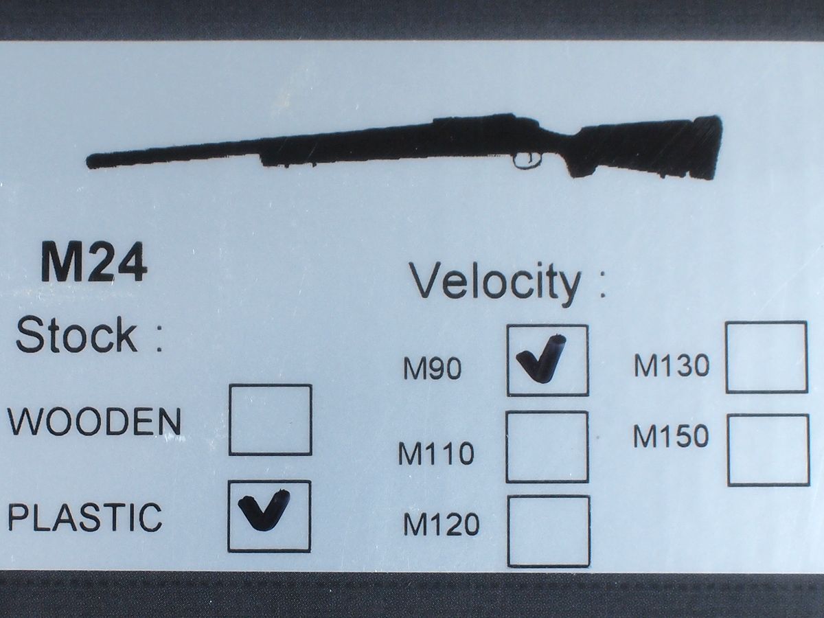 Yahoo!オークション - A&K SXR レミントン M700 M24 スナイパーライフ...