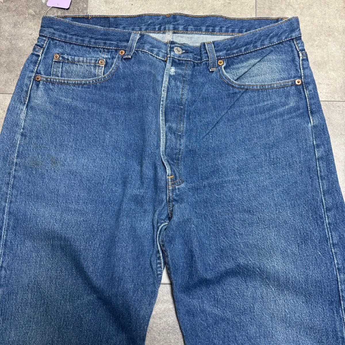 Yahoo!オークション - USA製 00年代 Levi's 501 ビンテージ デニム 38...