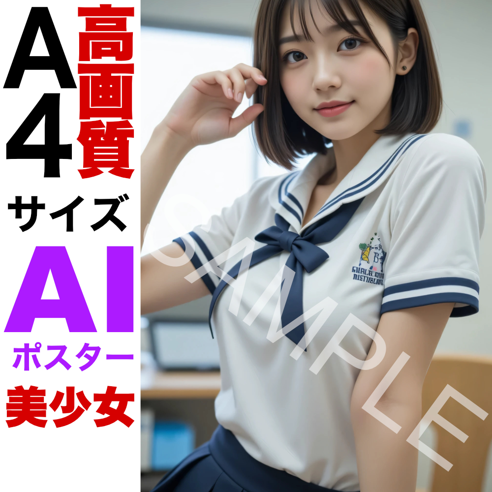 Yahoo!オークション - A113 A4ポスター AI美女 アートポスター コスプ...