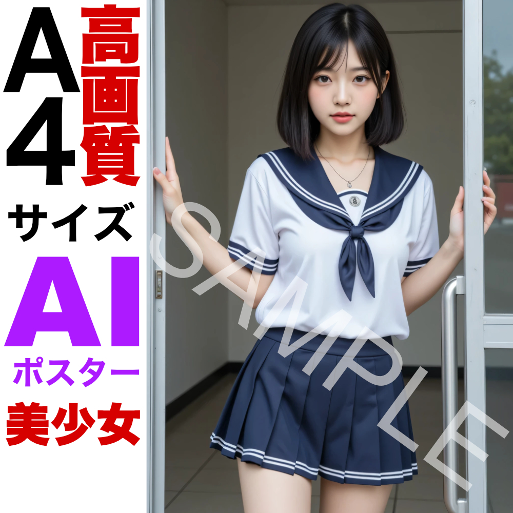 Yahoo!オークション - A138【初回価格】A4ポスター AI美女 アートポス...