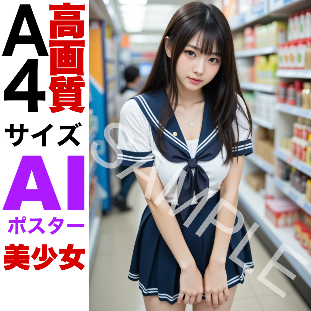 Yahoo!オークション - A148 A4ポスター AI美女 アートポスター コスプ...