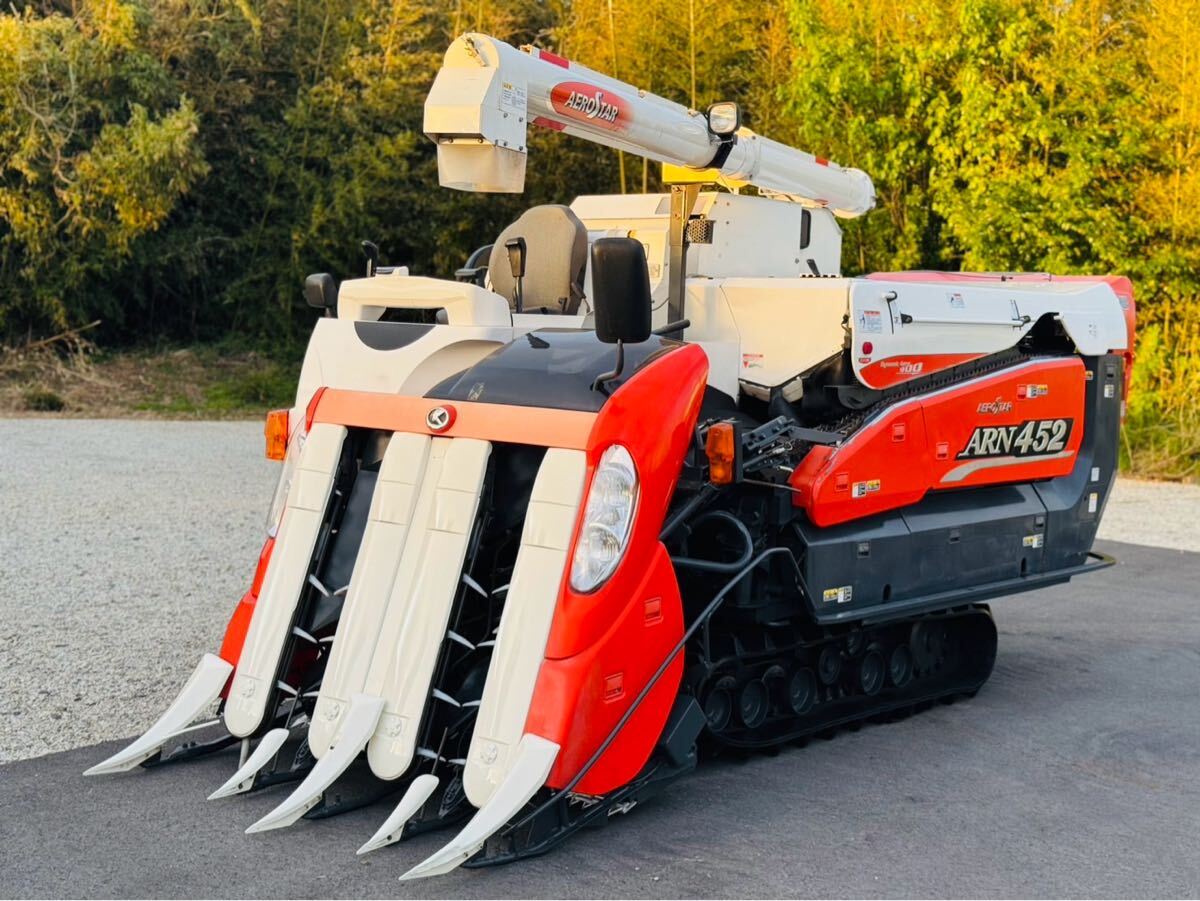 Yahoo!オークション - クボタコンバインARN 452 使用時間313 4条刈 52...