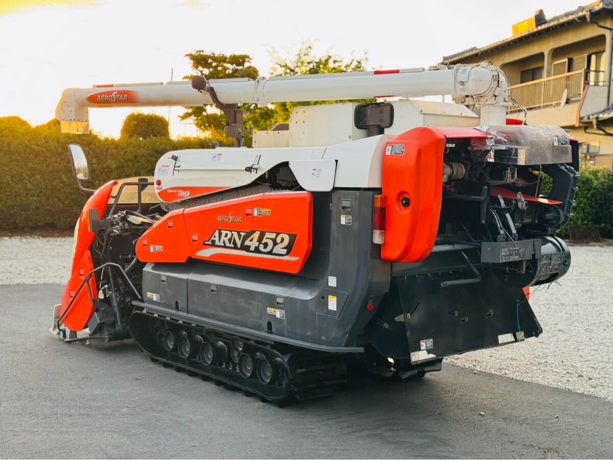 Yahoo!オークション - クボタコンバインARN 452 使用時間313 4条刈 52...