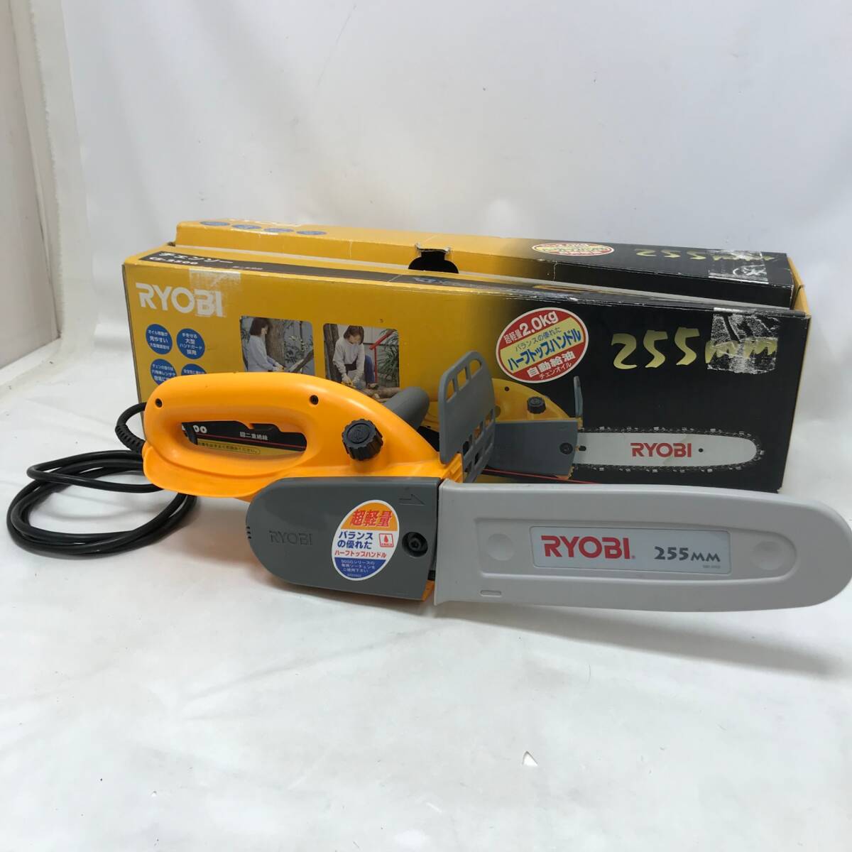 Yahoo!オークション - ‡0945 RYOBI チェンソー CS-2500 255mm 750w リ...