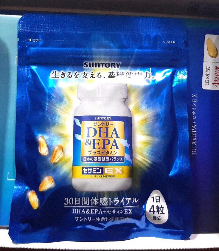 Yahoo!オークション - 送料無料 SUNTORY サントリー セサミンEX DHA& E...