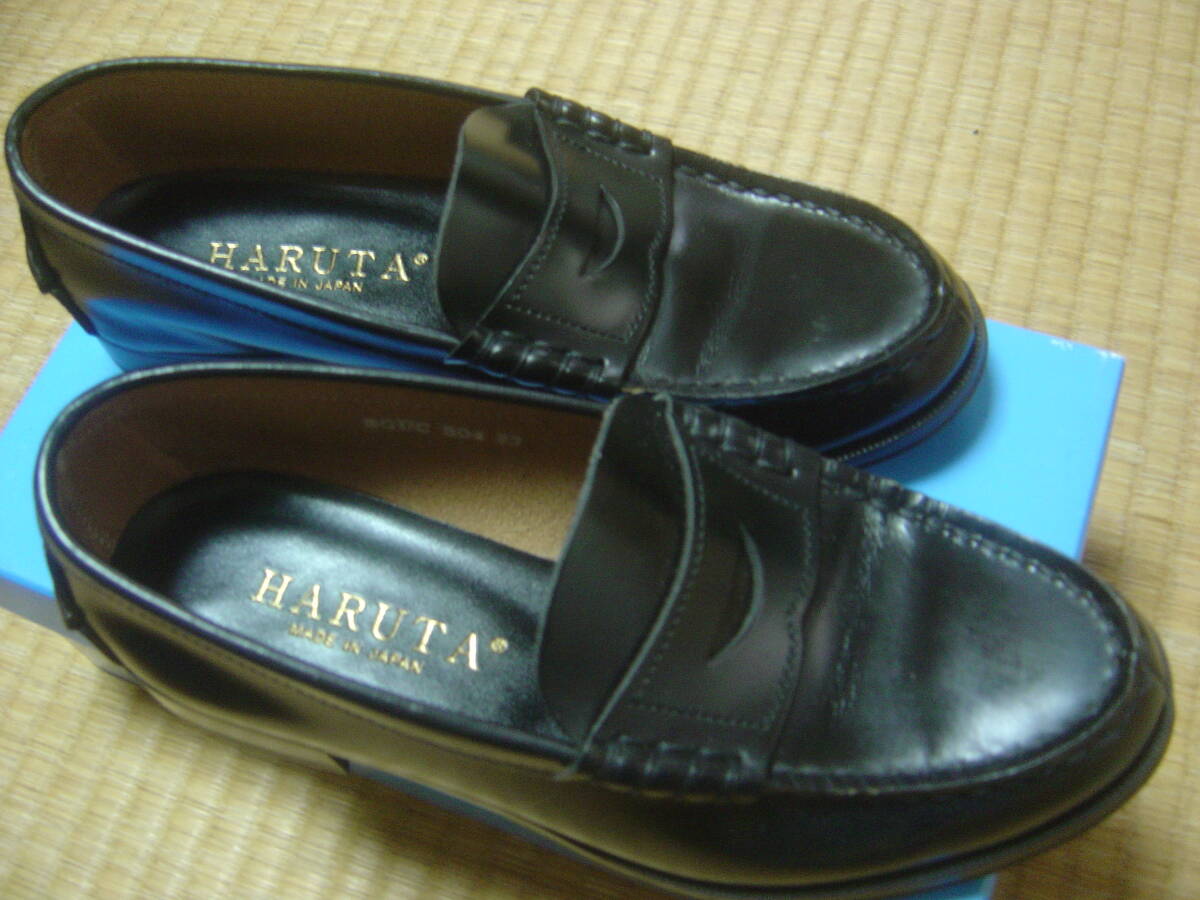 Yahoo!オークション - ハルタ HARUTA ARVIN ローファー 23EE 黒