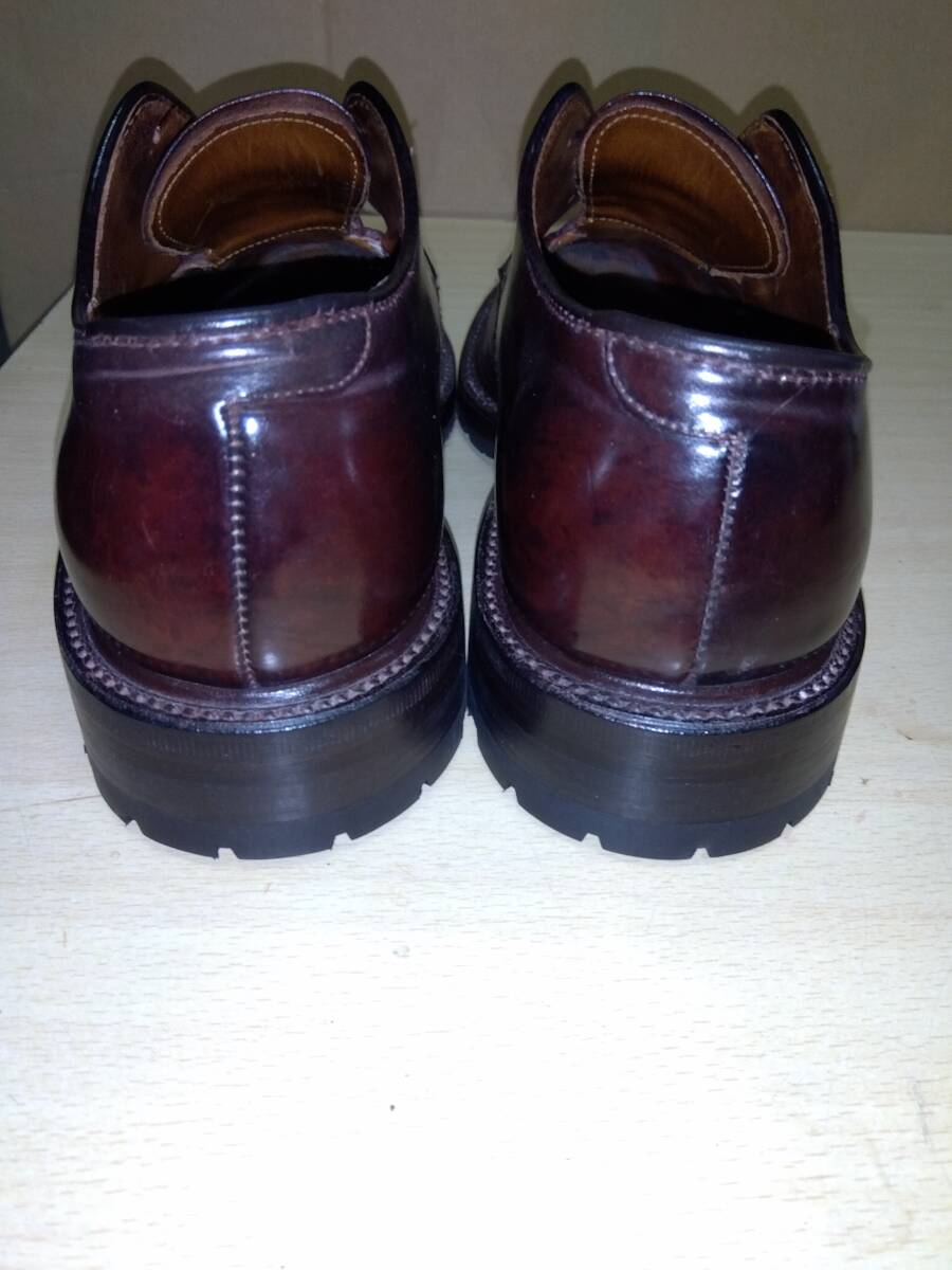 Yahoo!オークション - オールデンコードバンプレーントゥバーガンディ6...