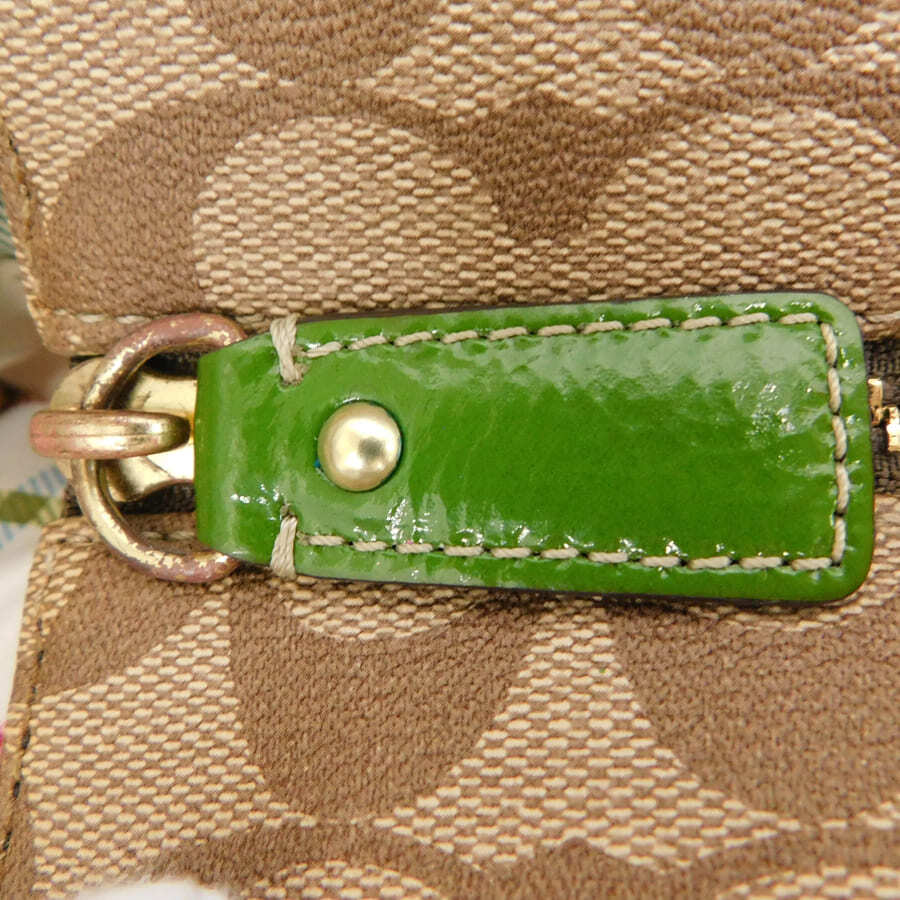 Yahoo!オークション - 1円 美品 コーチ ハンドバッグ 11350 ブラウン×...