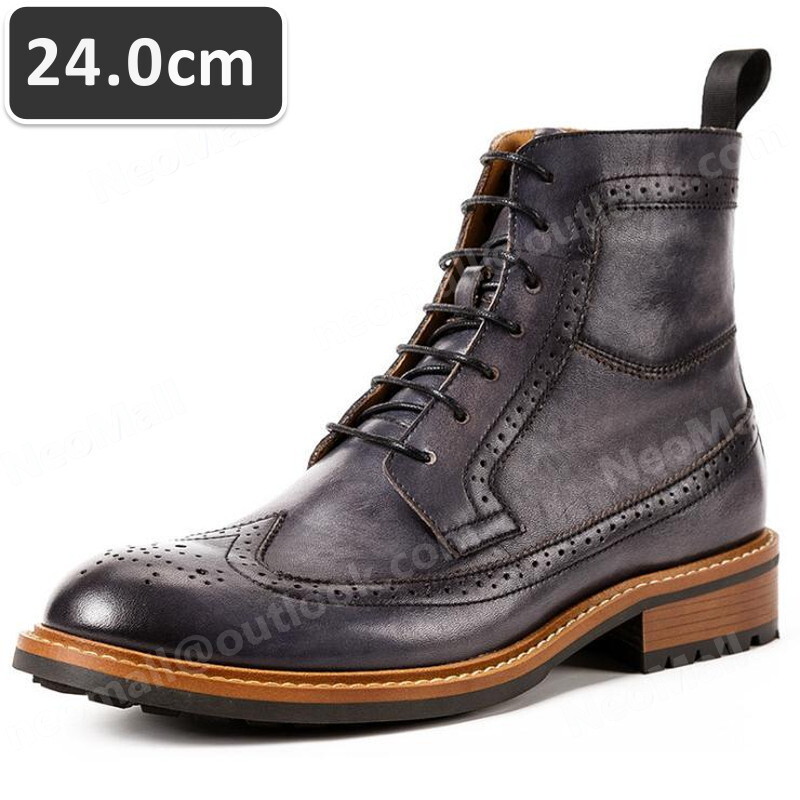 Yahoo!オークション - 送料込 本革 牛革 メンズ ショートブーツ ブラッ...