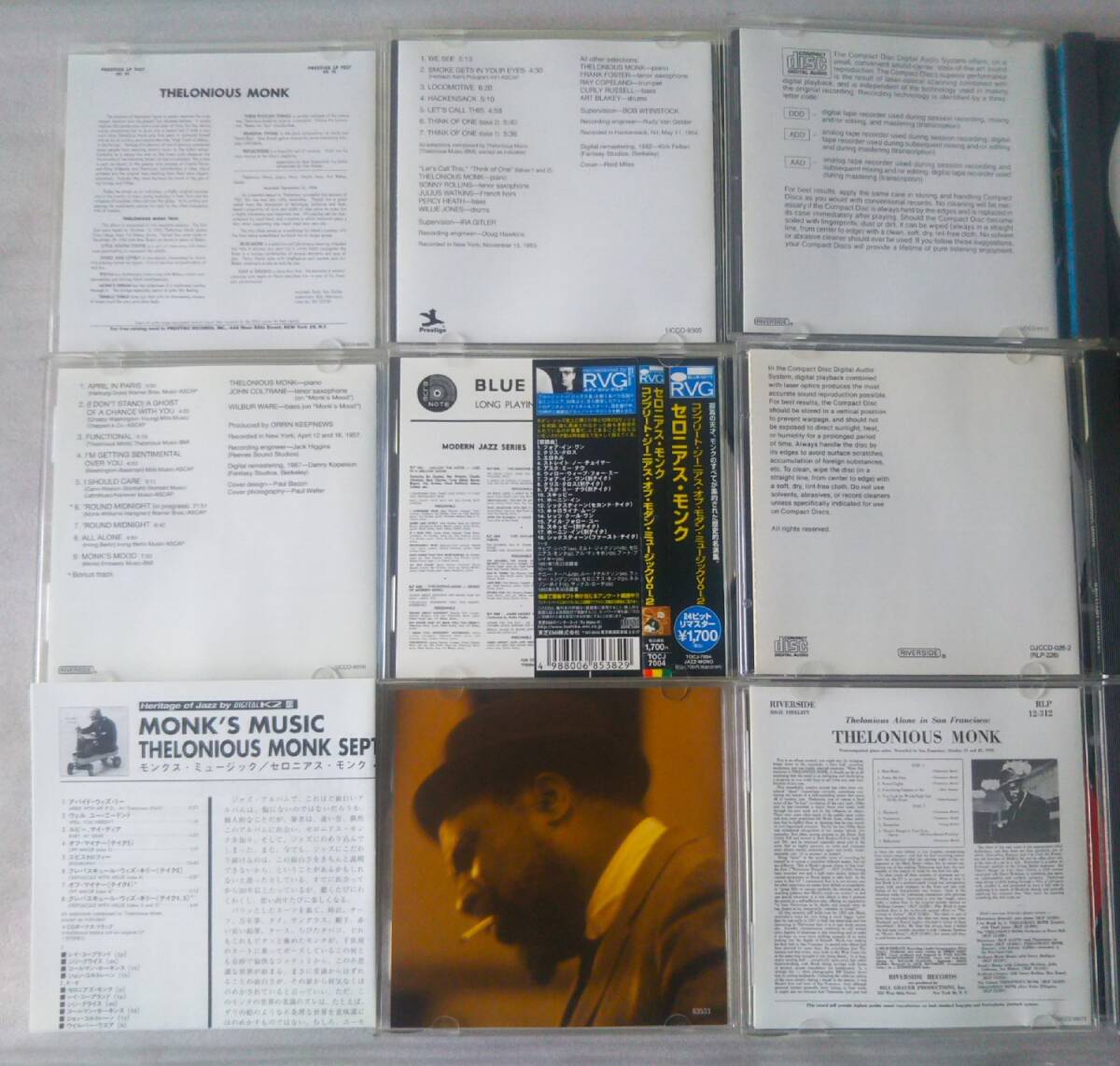 Yahoo!オークション - JAZZ セロニアス・モンク CD9枚（検索 モダンジ...