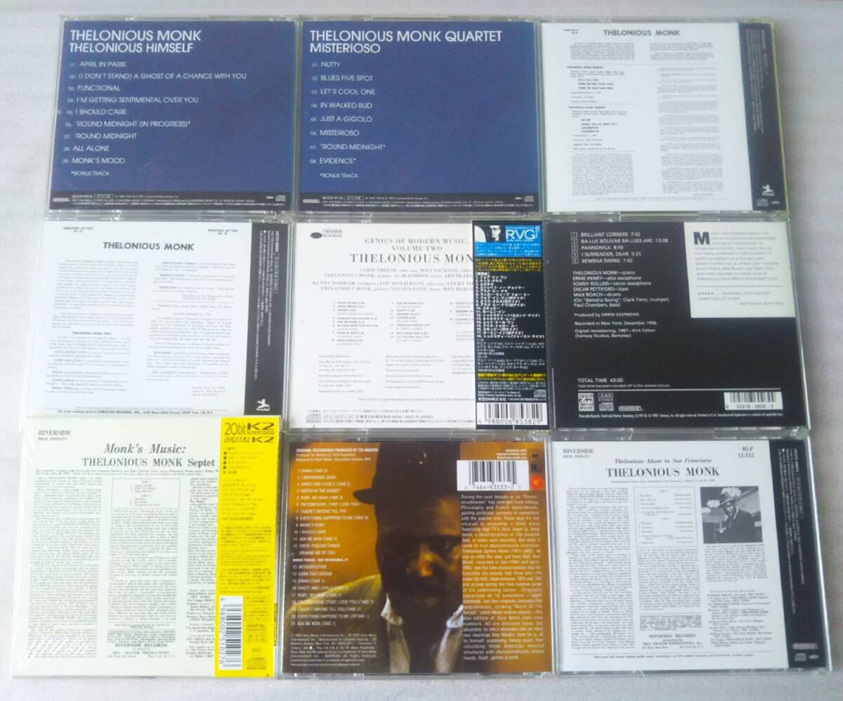 Yahoo!オークション - JAZZ セロニアス・モンク CD9枚（検索 モダンジ...