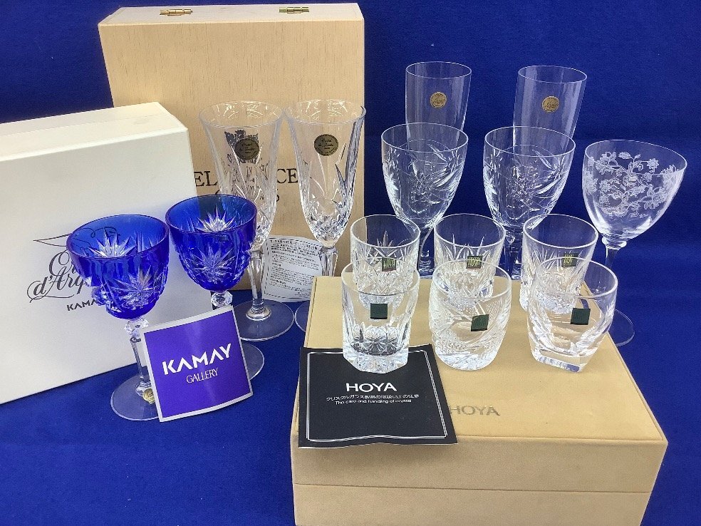 Yahoo!オークション - KAMAY/HOYA/ロイヤルドルトン他 クリスタルグラ...