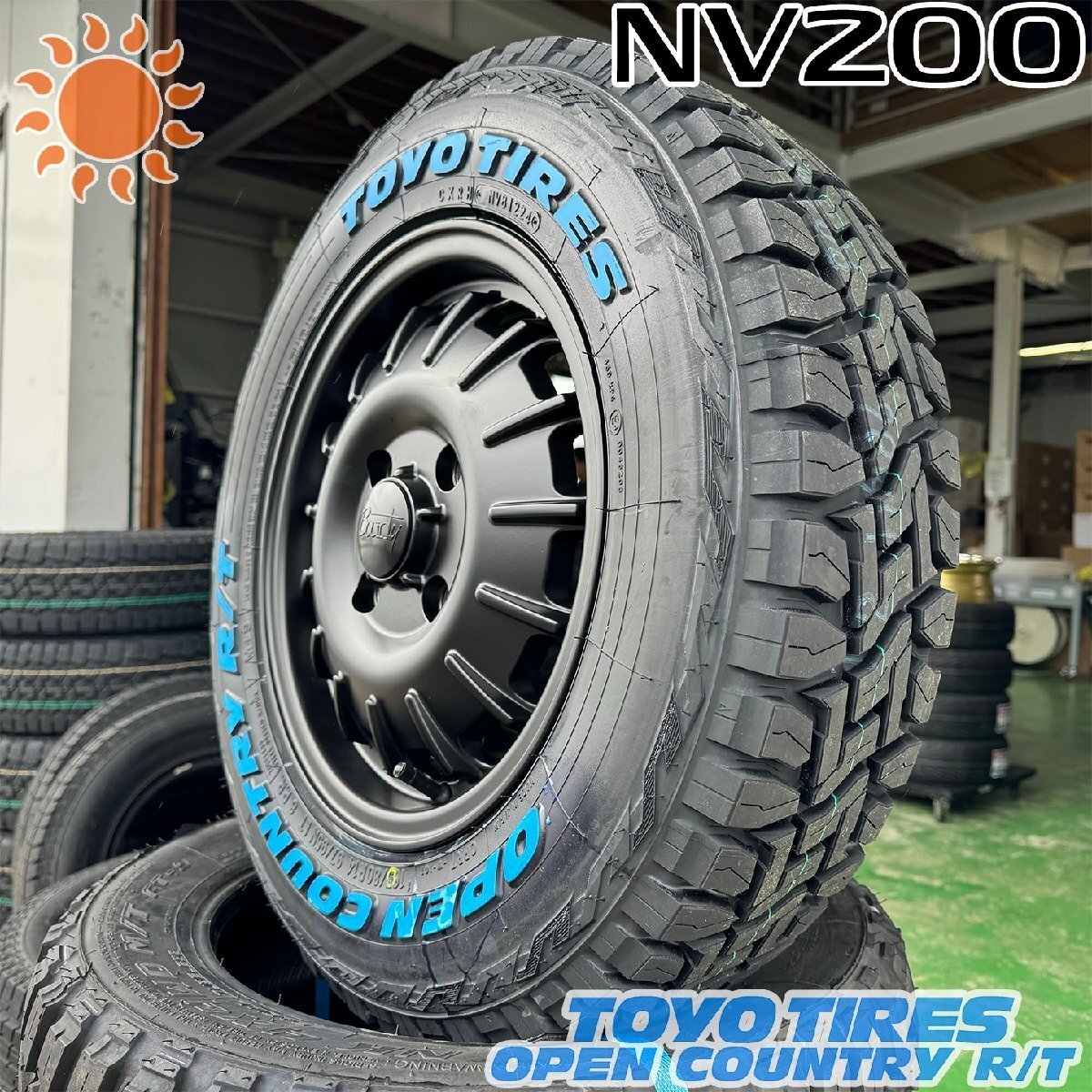 Yahoo!オークション - バネット NV200 14インチ タイヤ ホイールセット...