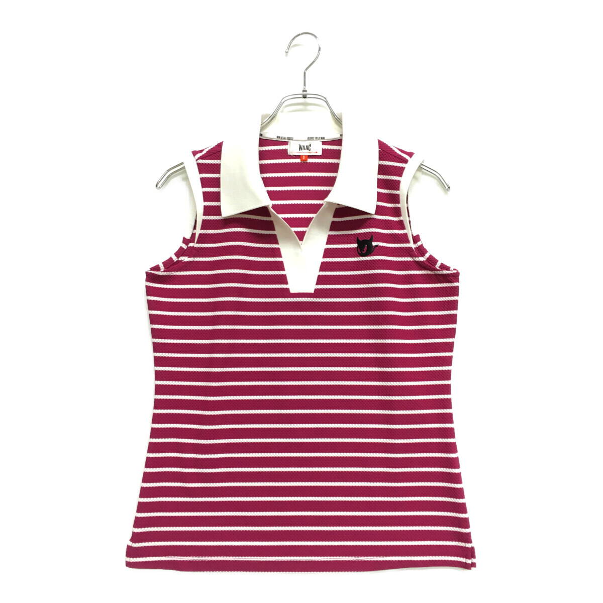 Yahoo!オークション - coco 中古 ワック WAAC ノースリーブ 3(L) 赤紫...