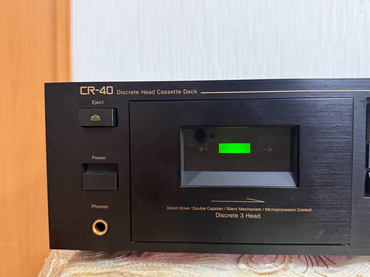 Yahoo!オークション - ナカミチ Nakamichi CR-40 カセットデッキ 動作...