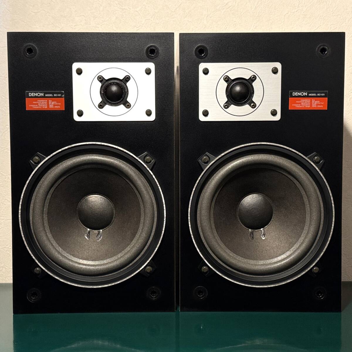 Yahoo!オークション - DENON SC-101 2ウェイ・2スピーカー・密閉方式・...