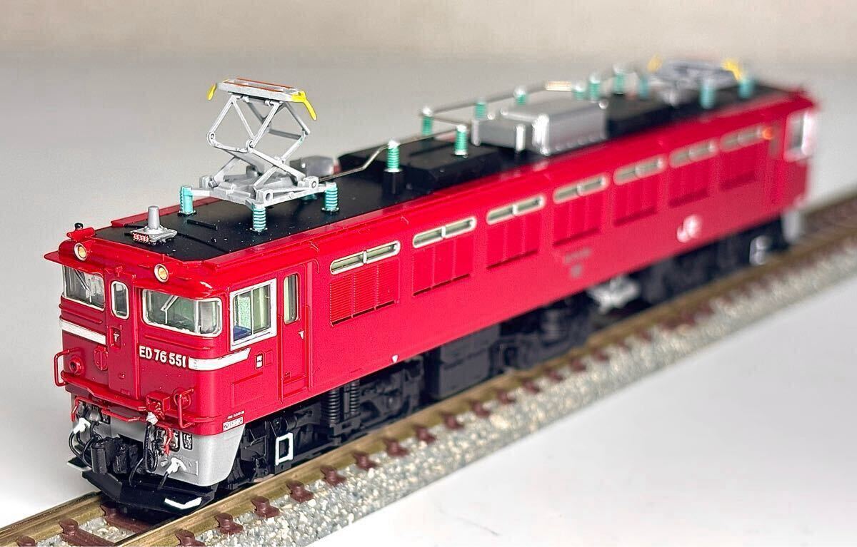 Yahoo!オークション - 【精密加工品】ED76-551号機 青函運転区/赤色《T...