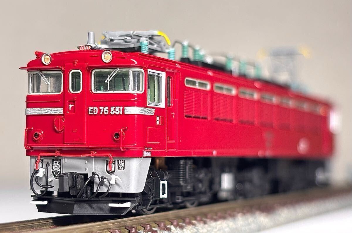 Yahoo!オークション - 【精密加工品】ED76-551号機 青函運転区/赤色《T...