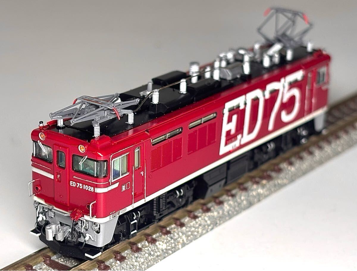 【樂淘letao】日本代購代標第一品牌－【精密加工品】ED75-1028号機 仙台総合鉄道部/晩年仕様《TOMIX 2106改》ED75-1000形 JR貨物新更新車 ED75-1039やコキ ...