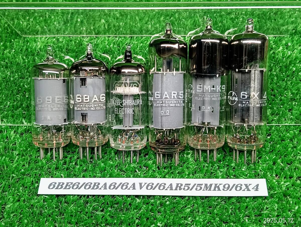 Yahoo!オークション - ラジオの真空管 6BE6/6BA6/6AV6/6AR5/5MK9/6X4 ...