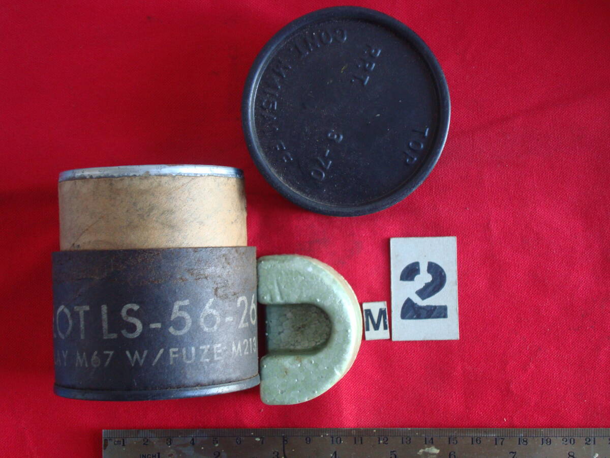 Yahoo!オークション - US M67手榴弾空ケース クッション材付（携...