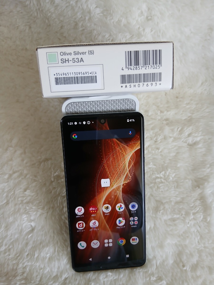 Yahoo!オークション - 中古美品 SHARP AQUOS sense 5G SH-53A 64GB SI...