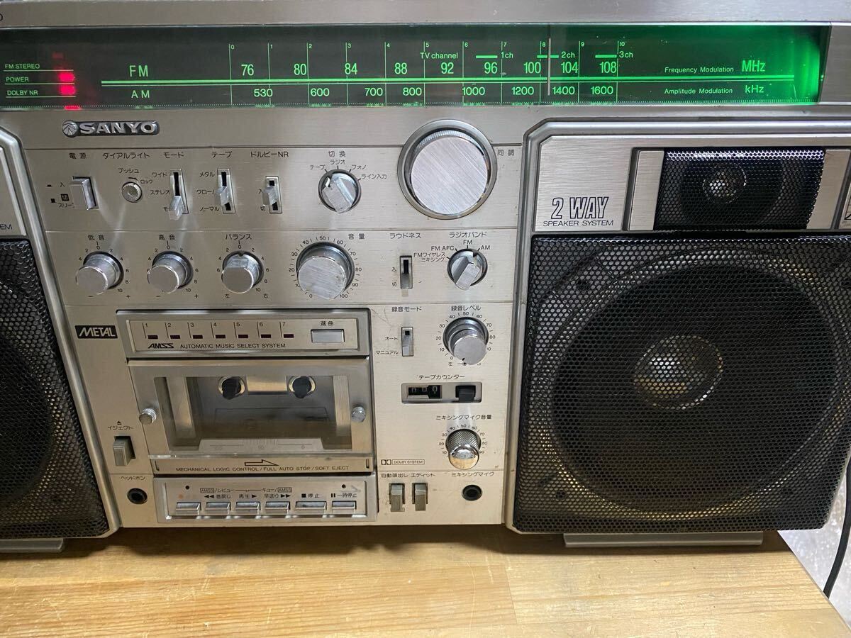 Yahoo!オークション - 上位機種 サンヨー MR-X920 ラジカセ SANYO メタ...