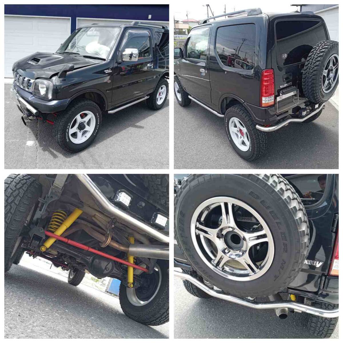 JB23 黒 部品取り 事故車 現状 社外バンパー ホイール マフラー M/T アルミ(スズキ)｜売買されたオークション情報、yahooの商品情報をアーカイブ公開 - オークファン ...