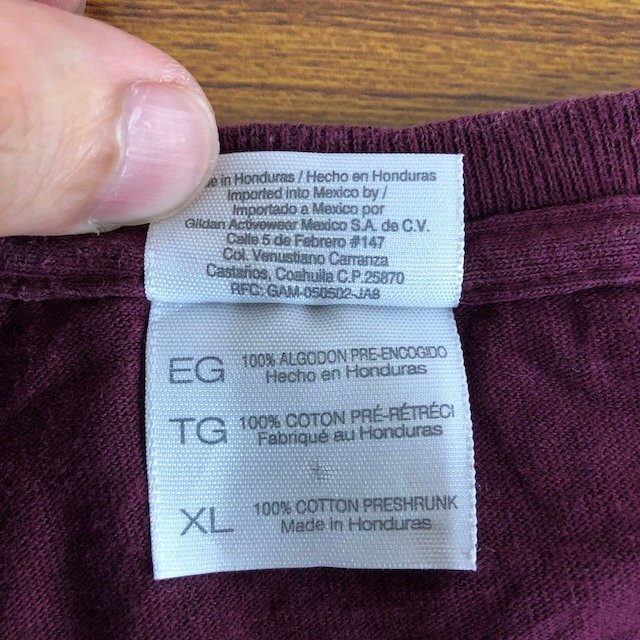 Yahoo!オークション - EE86 GILDAN XL アメリカ古着 プリシュランクコ...