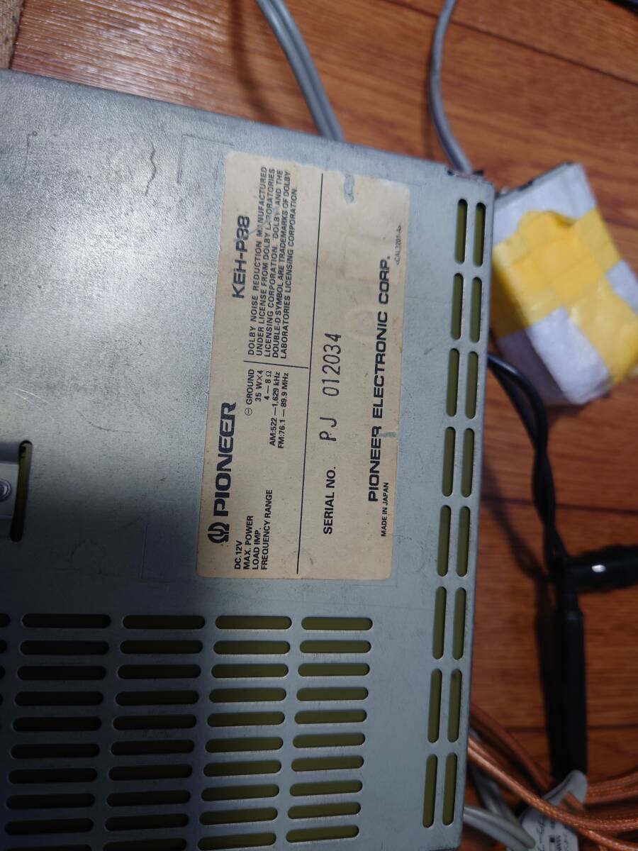 Yahoo!オークション - 【名機】carrozzeria KEH-P88 再生OK/バックライ...