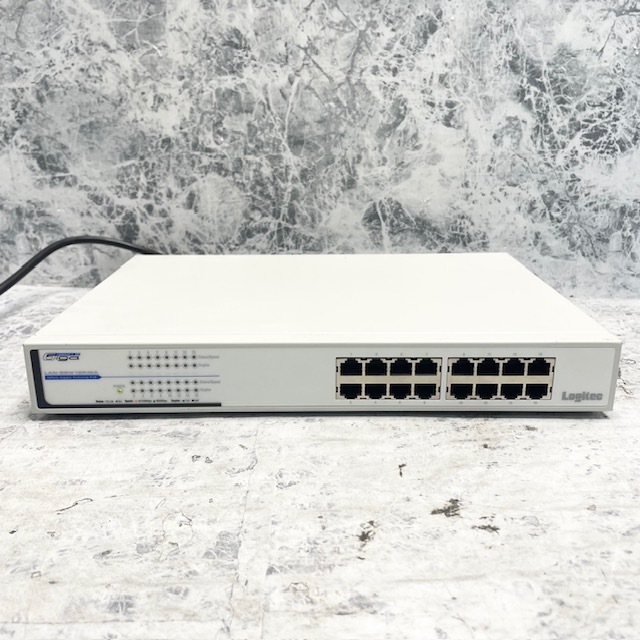 Yahoo!オークション - 5159//Logitec LAN-GSW16P/MA 16ポート ギガビッ...