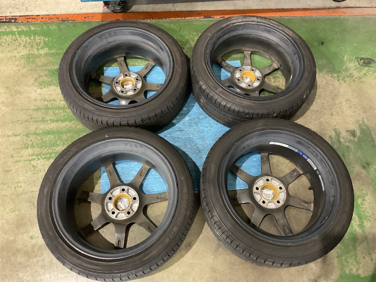 Yahoo!オークション - ⑦ RAYS HOMURA HYUGA HP07 18インチ 7.5J+45 5H...