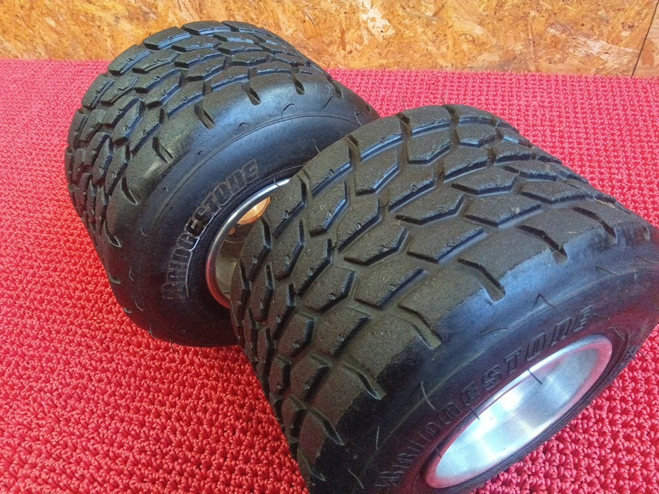 Yahoo!オークション - カート用タイヤホイールセット ブリヂストン SL9...