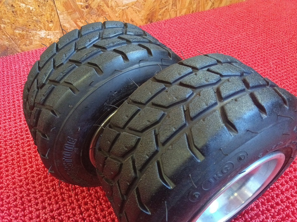 Yahoo!オークション - カート用タイヤホイールセット ブリヂストン SL9...