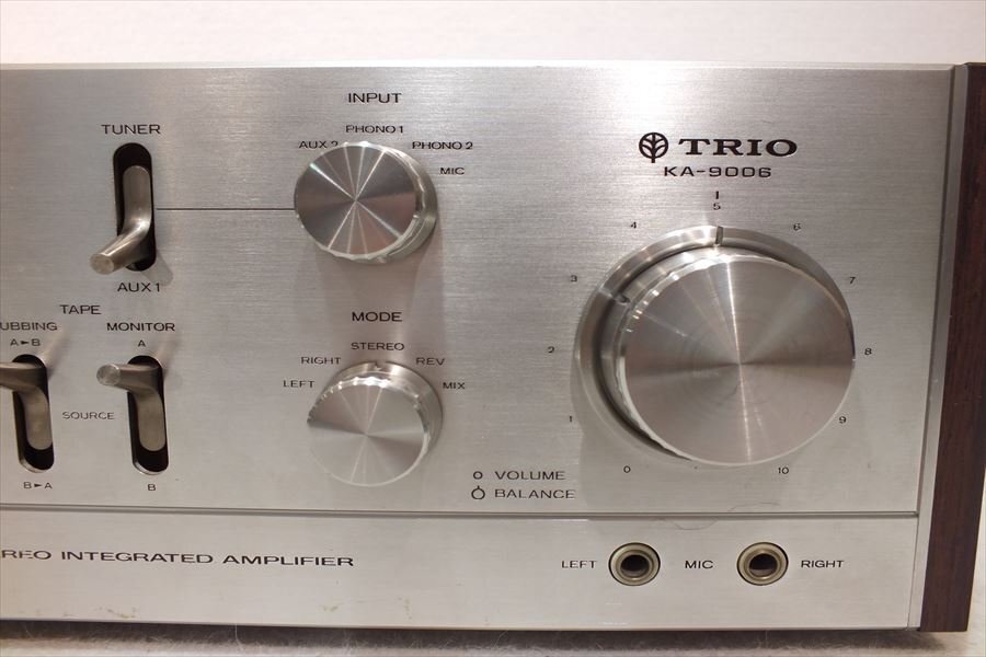 Yahoo!オークション - TRIO トリオ KA-9006 アンプ 中古 現状品 25040...