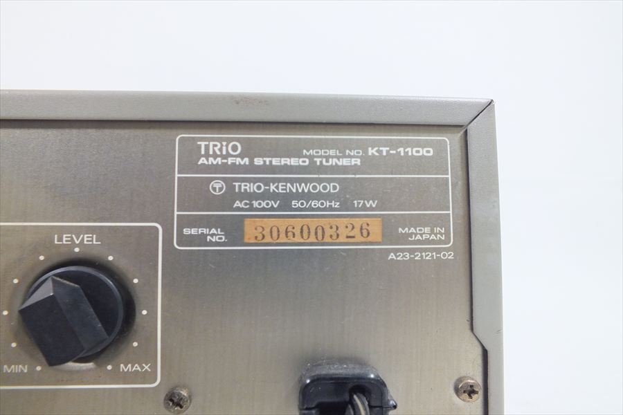 Yahoo!オークション - TRIO トリオ KT-1100 チューナー 中古 現状品 2...