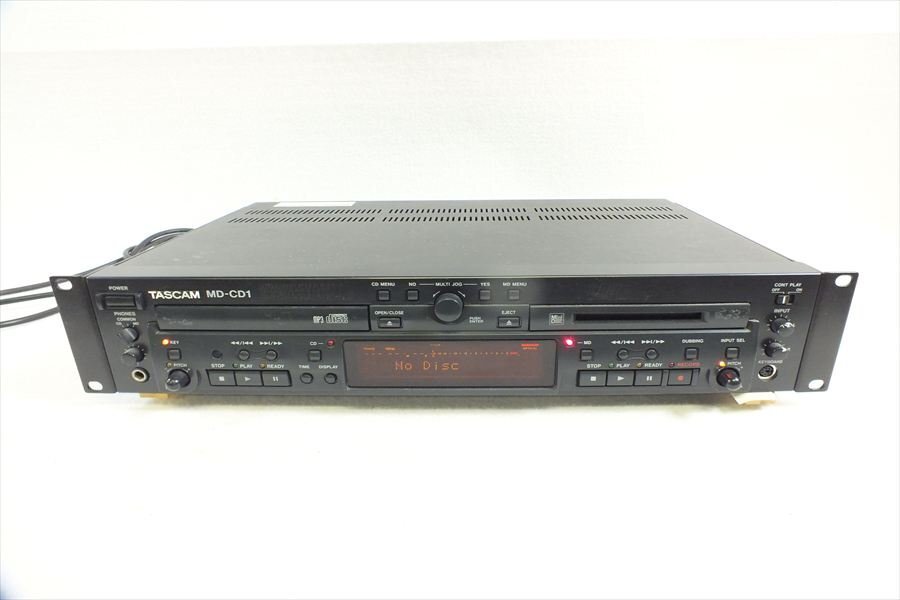 Yahoo!オークション - TASCAM タスカム MD-CD1 CD/MDプレーヤー 中古 ...