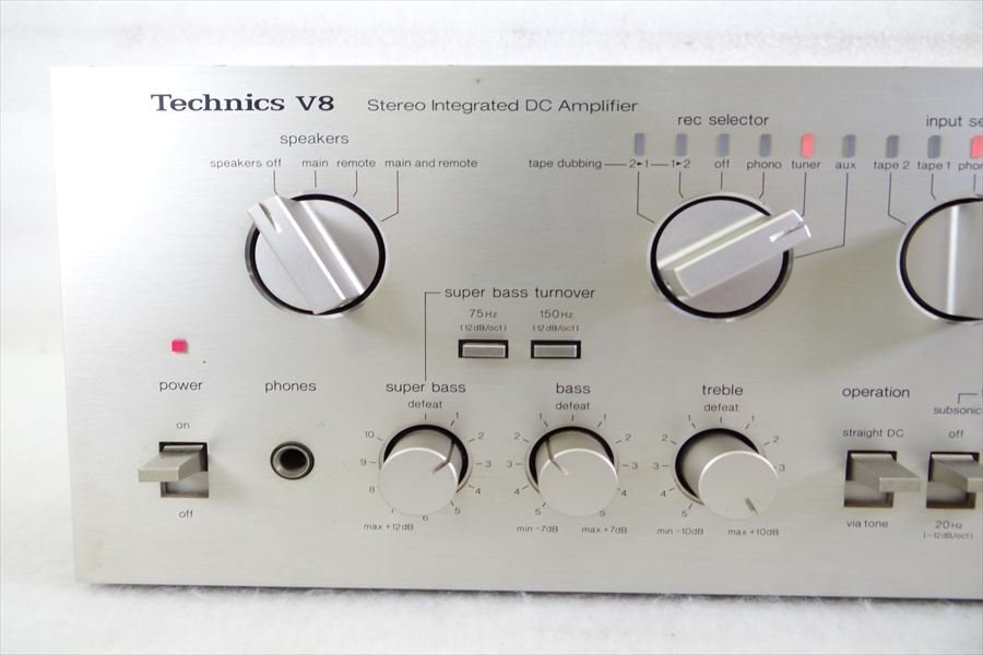 Yahoo!オークション - Technics テクニクス SU-V8 アンプ 現状品 中古...
