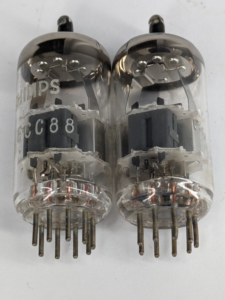 Yahoo!オークション - PHILIPS ECC88（6DJ8）2本 TV－7D/Uにて試験み ...