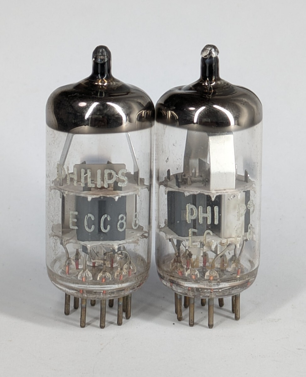 Yahoo!オークション - PHILIPS ECC88（6DJ8）2本 TV－7D/Uにて試験み ...