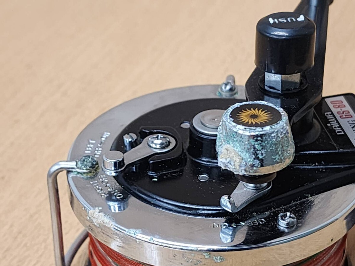 Yahoo!オークション - 0521 釣り リール Daiwa VIKING GS-80 ダイワ バ...