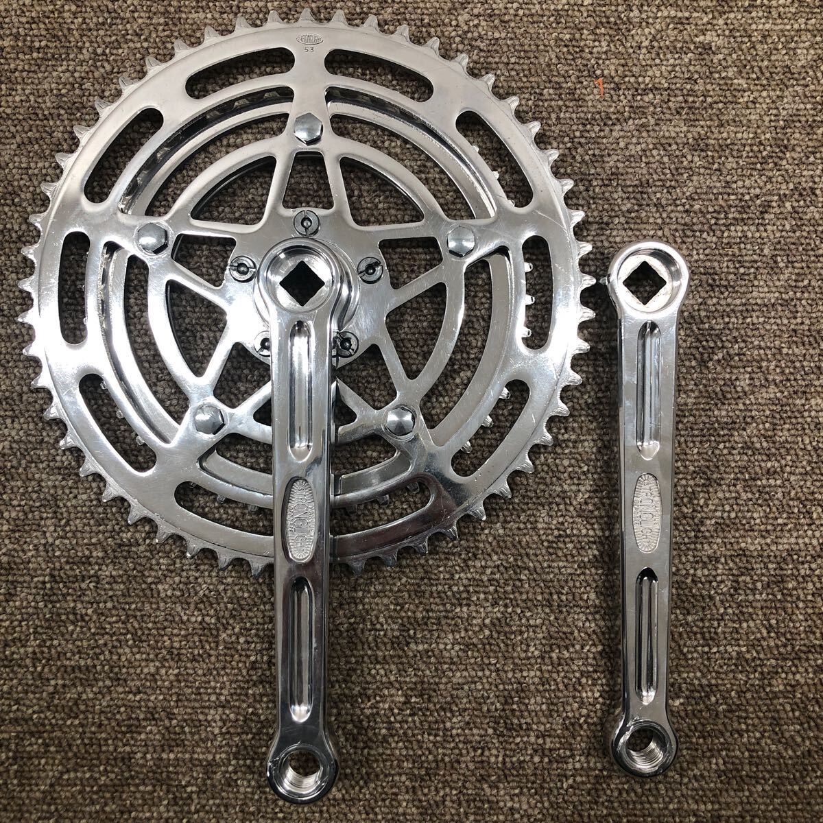 Yahoo!オークション - ストロングライト 49Dクランク&チェーンリング5...