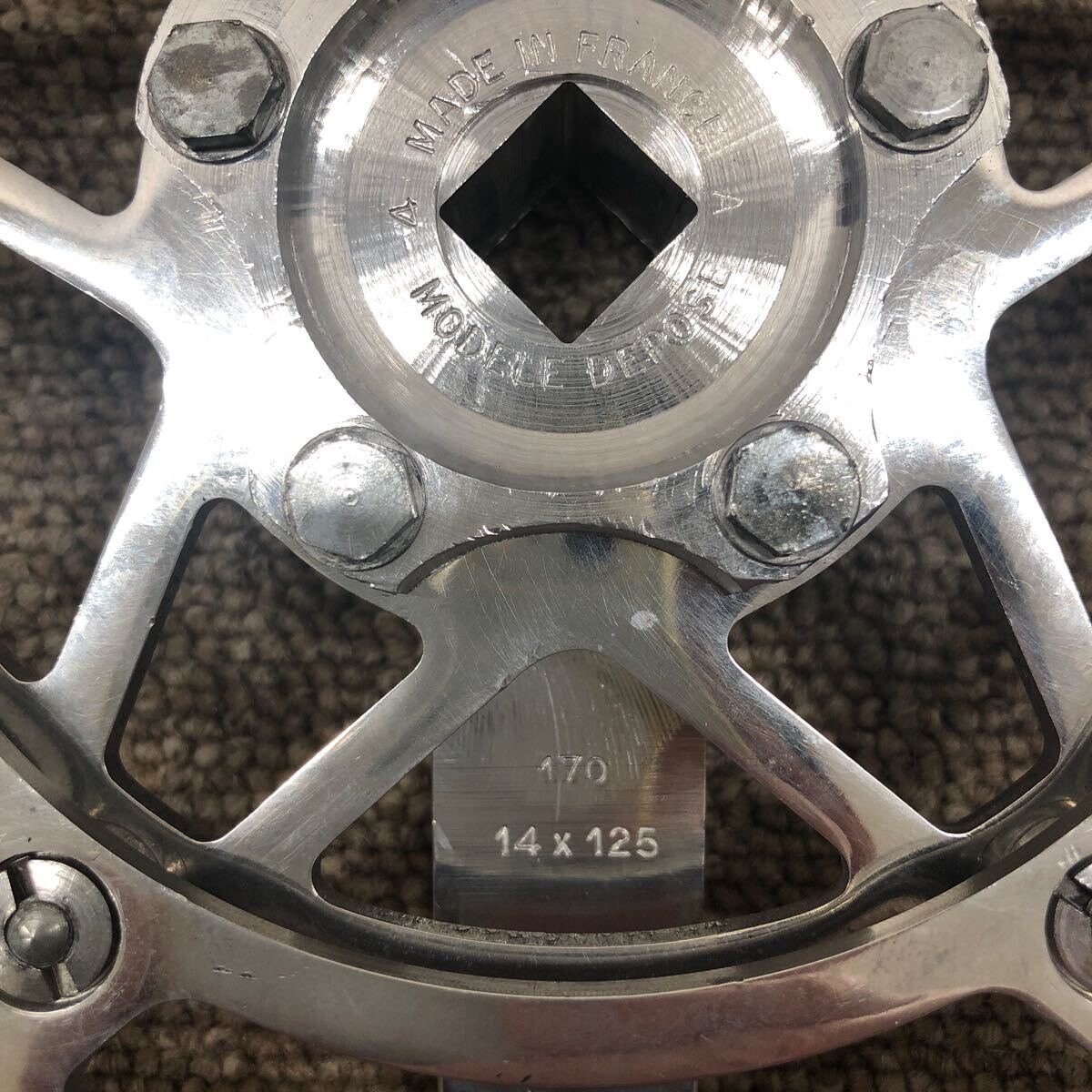 Yahoo!オークション - ストロングライト 49Dクランク&チェーンリング5...