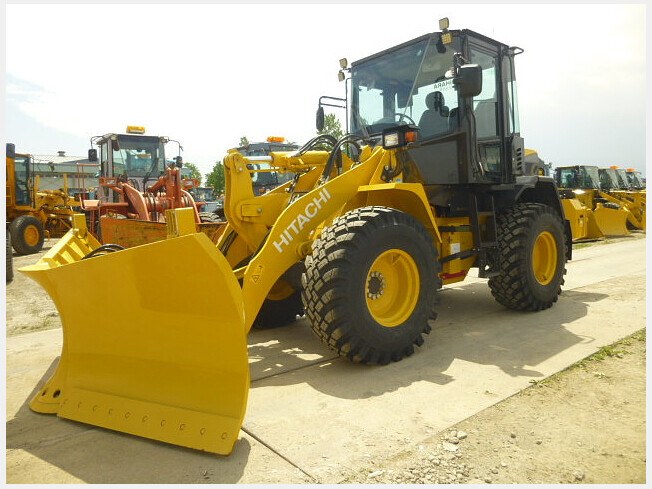 Yahoo!オークション - タイヤショベル(ホイールローダー) 日立建機 ZW1...