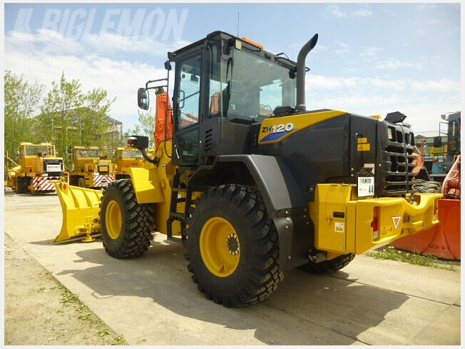 Yahoo!オークション - タイヤショベル(ホイールローダー) 日立建機 ZW1...