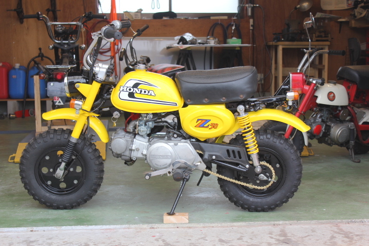 Yahoo!オークション - モンキーZ50J 4Lレストア 88cc 12V化