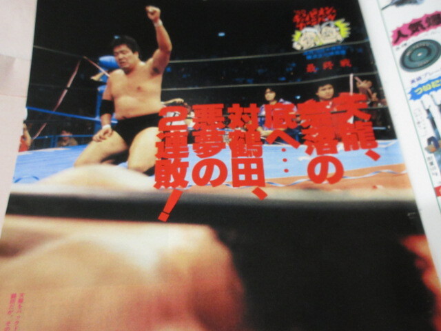 Yahoo!オークション - 「週刊プロレス NO.376 1990．5／8」鶴田対天龍...