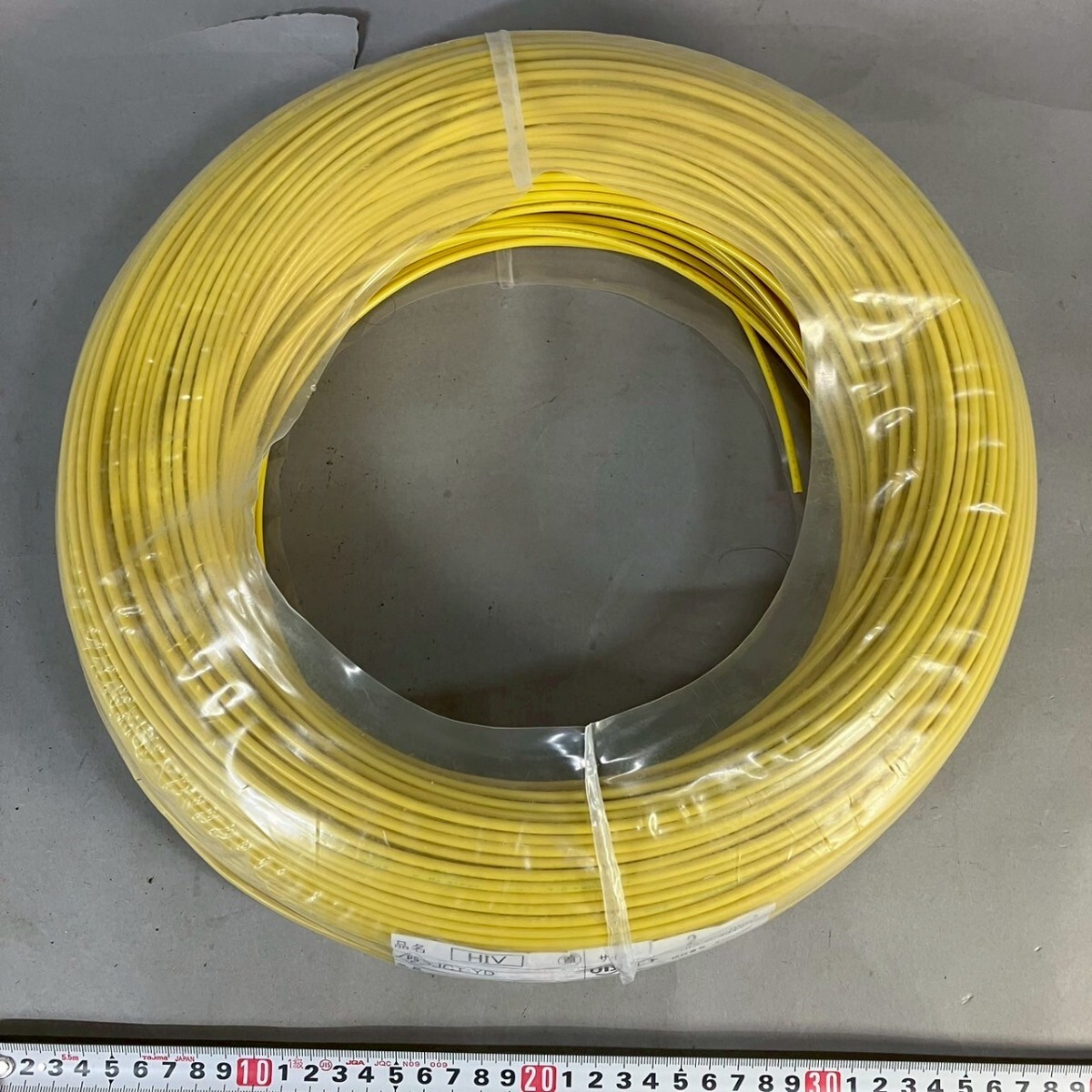 355同梱NG フジクラダイヤ ケーブル HIV 2m㎡ × 300m巻 黄色 イエロー 1Yソ6134 約8kg ビニル絶縁電線 電線 電材 現状(電線)｜売買されたオークション情報 ...