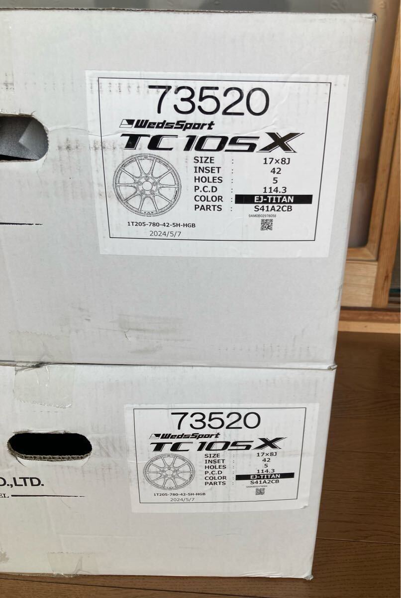 Yahoo!オークション - WedsSport TC105X 8.0J-17 5H114.3 オフセット+4...