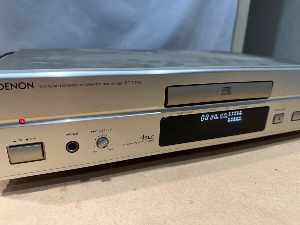 Yahoo!オークション - DENON DCD-735 CDプレーヤー デノン 本体のみ 10...